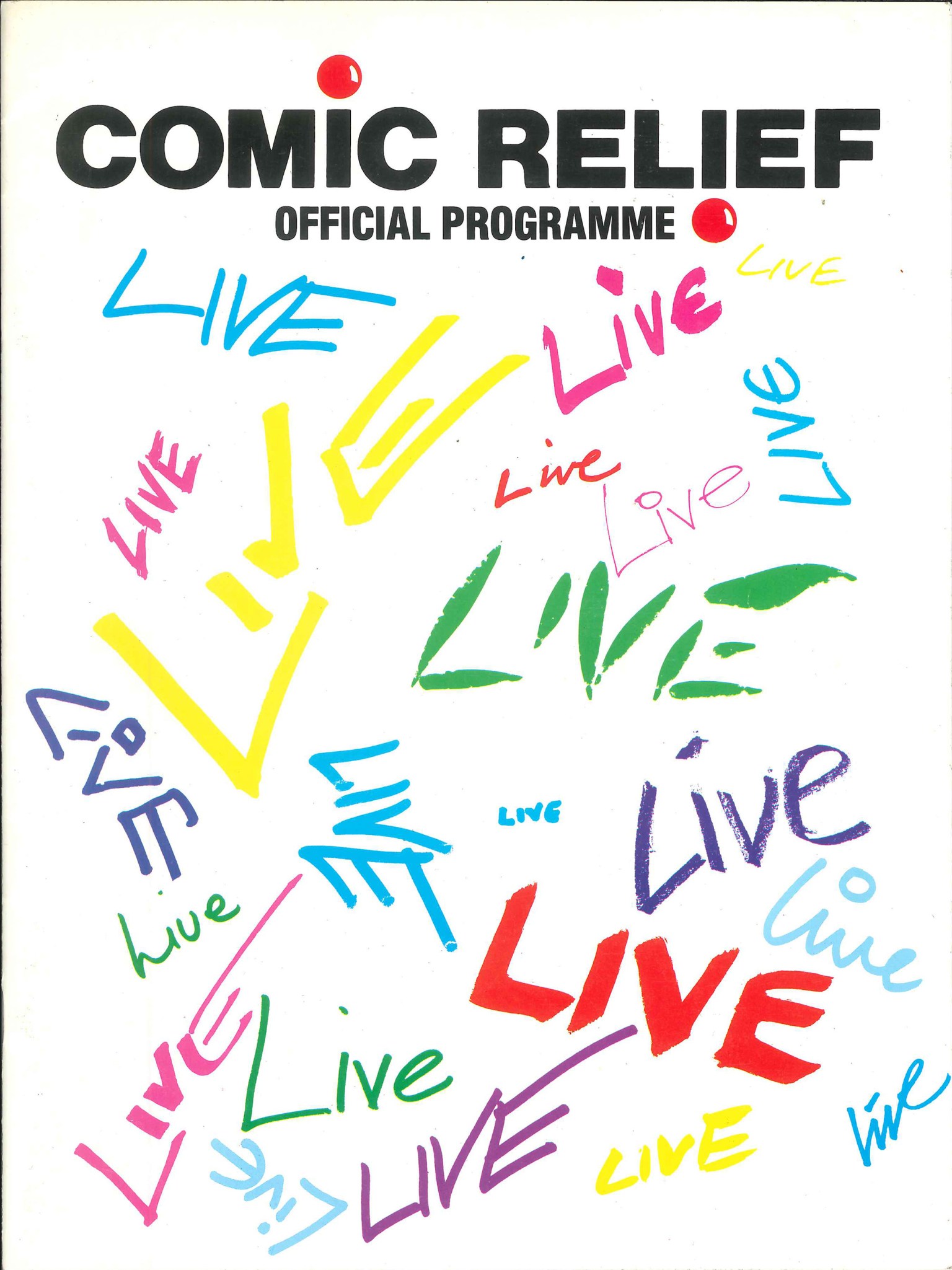 Comic Relief was Utterly Utterly Live in 1986 – Rik Mayall Scrapbook