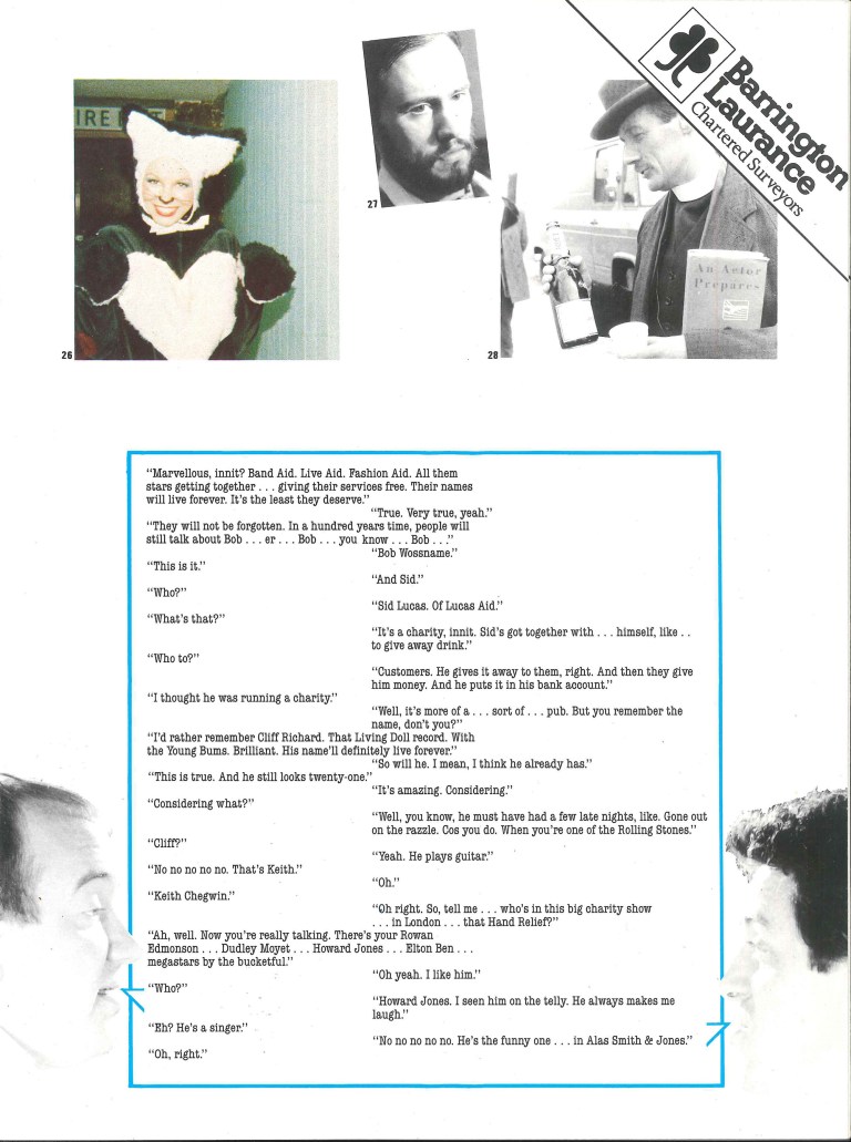 Comic Relief was Utterly Utterly Live in 1986 – Rik Mayall Scrapbook