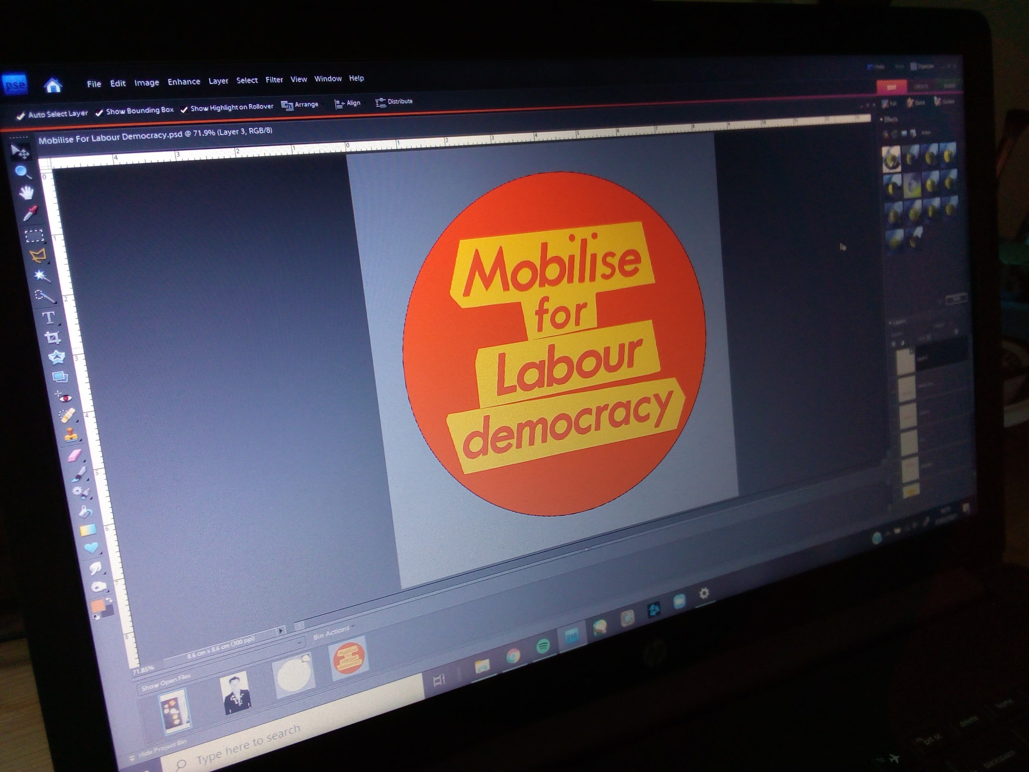 Recreating The People’s Poet Badges – Rik Mayall Scrapbook