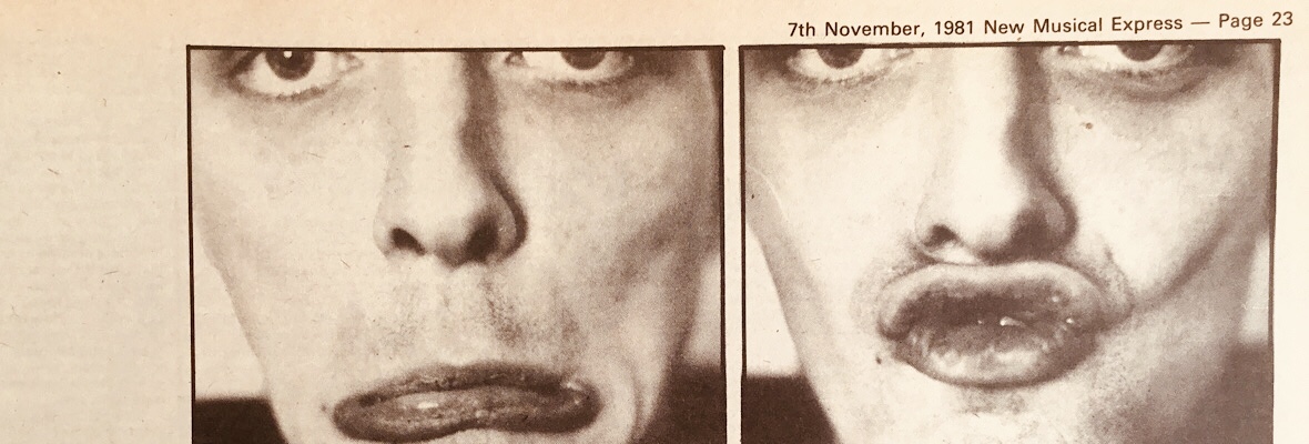 Investigating Turvey – NME 1981 – Rik Mayall Scrapbook